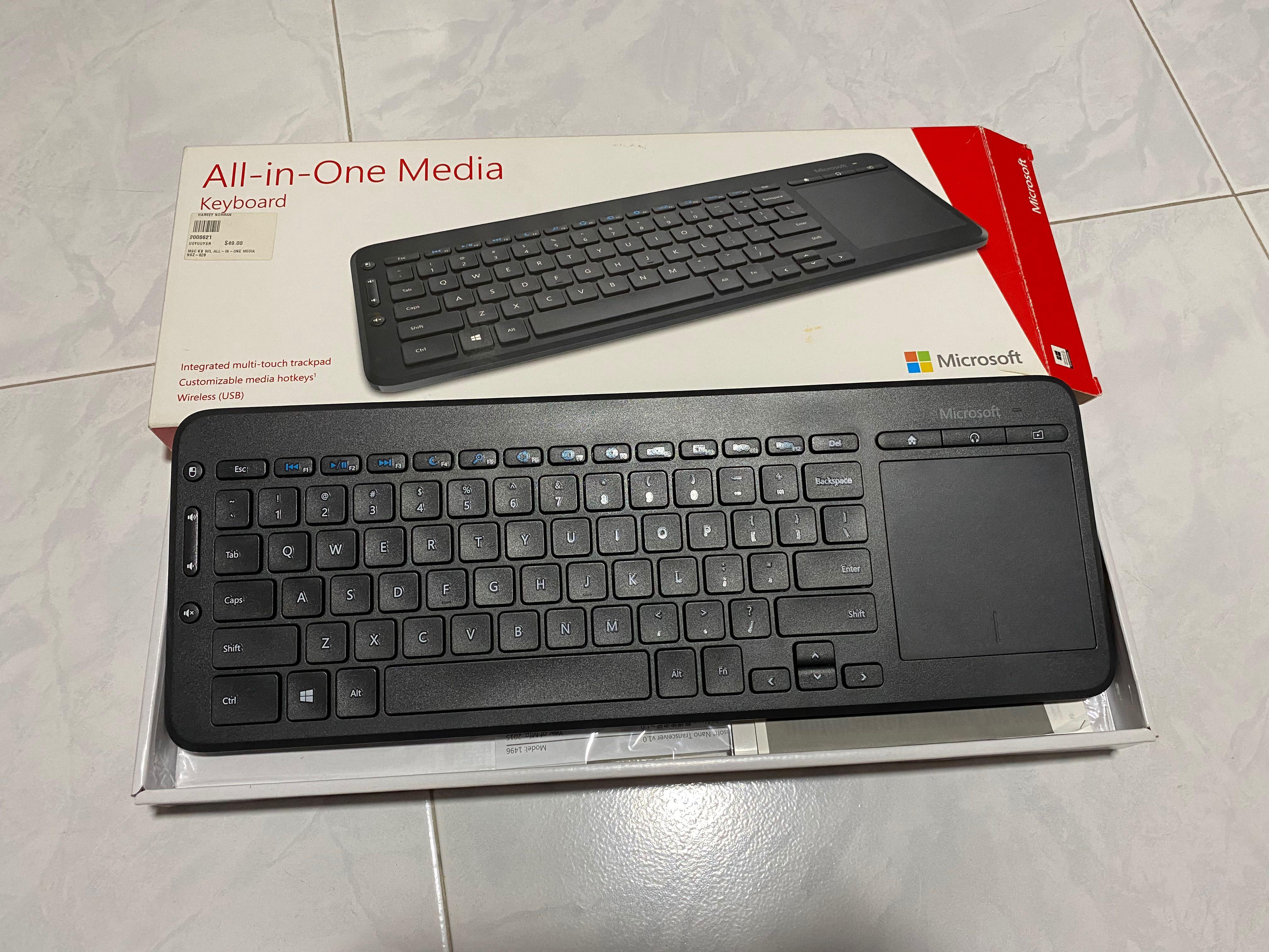 Microsoft Keyboard All in One Media, Computers & Tech, Parts ...