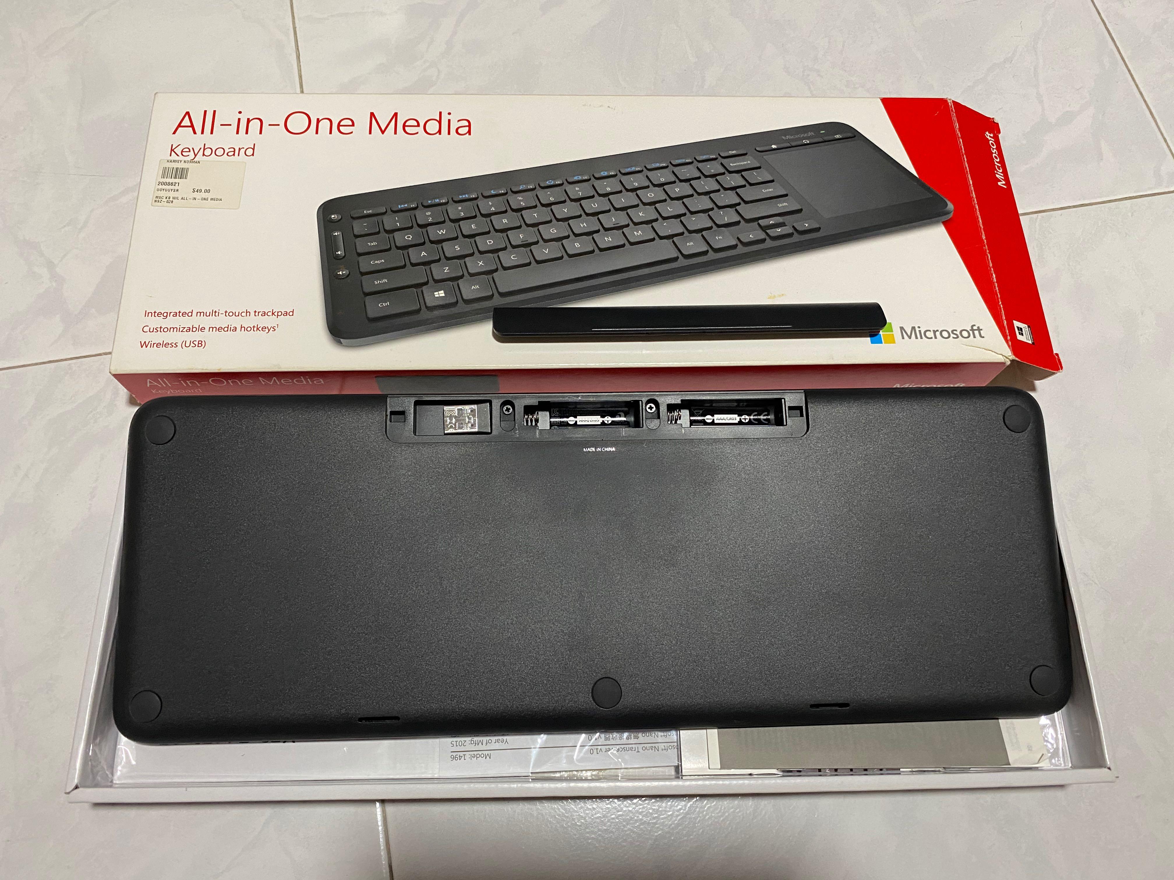 Microsoft Keyboard All in One Media, Computers & Tech, Parts ...