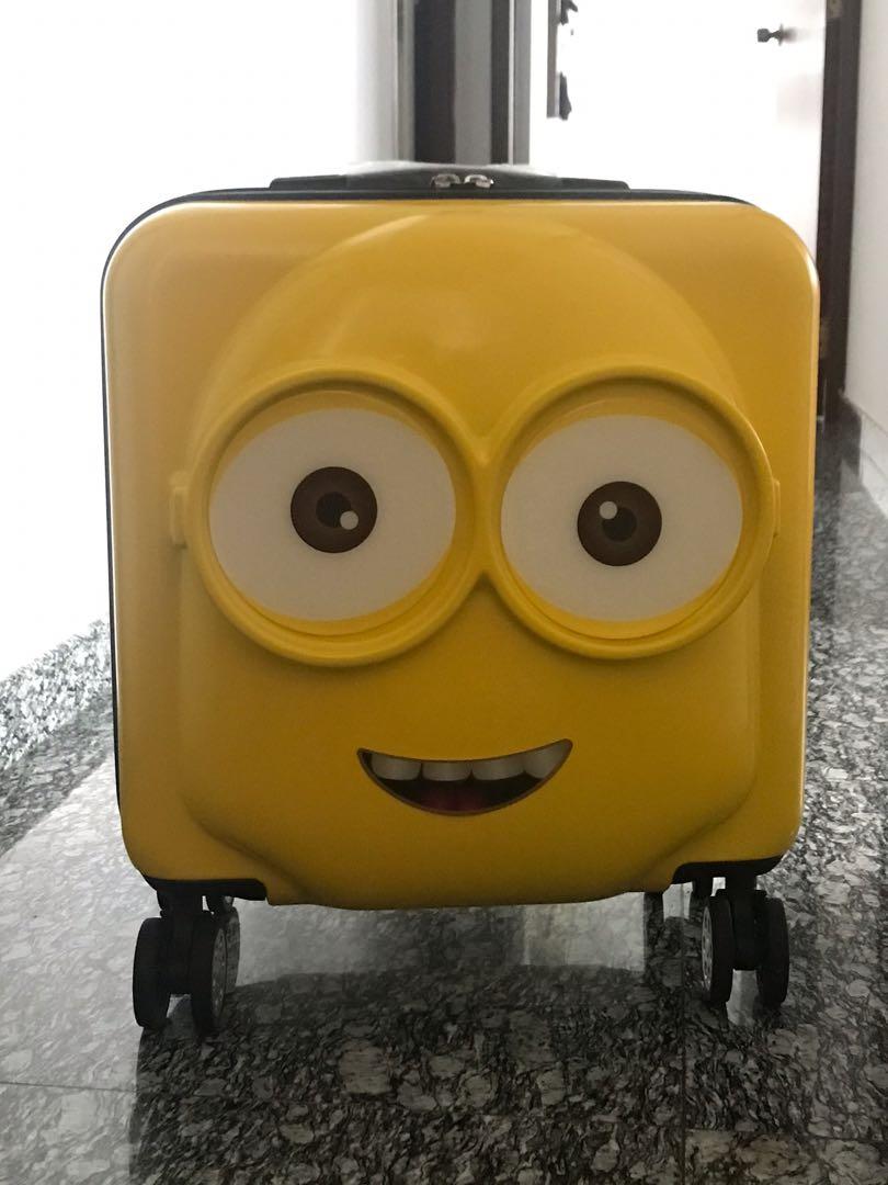 Minion luggage, Hobbies & Toys, Travel, Luggage on Carousell