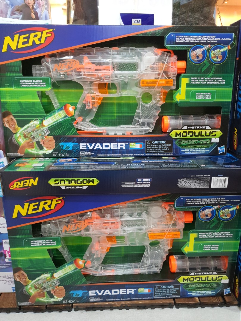 Nerf Gun N-STRIKE MODULUS GHOST OPS EVADER MISB, Hobbies & Toys, Toys ...