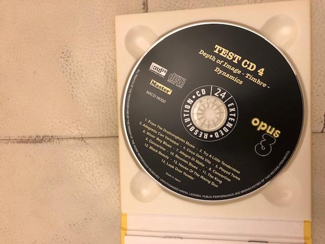 OPUS 3 Test CD 4 xrcd 24 Depth of image-Timbre-Dynamics @2004 JVC ...