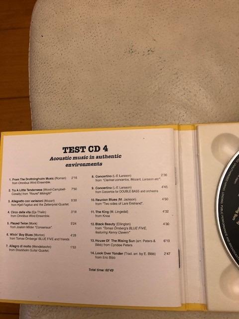 OPUS 3 Test CD 4 xrcd 24 Depth of image-Timbre-Dynamics @2004 JVC ...