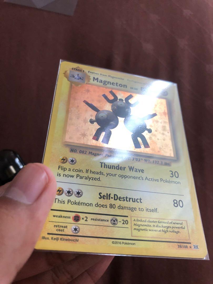 Pokemon Magneton Evolution Holo, Hobbies & Toys, Toys & Games on Carousell