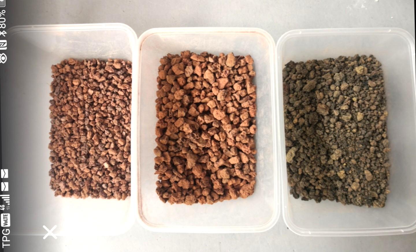 Potting soil/Rainbow Stones/Rocks/Soil and Lecca Clay Balls for ...