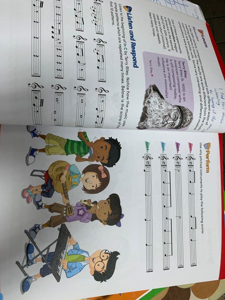 Primary 5 First steps to music textbook with free postage, Hobbies ...