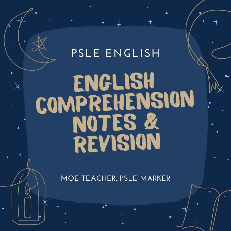 2025/2024/2023/2022/2021 Updated PSLE English Comprehension Revision ...