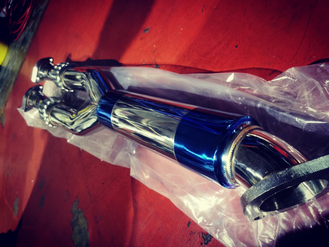 RMS R35 Steel Y Pipe.. 3" to 4" to 3.5", Car Accessories, Accessories ...