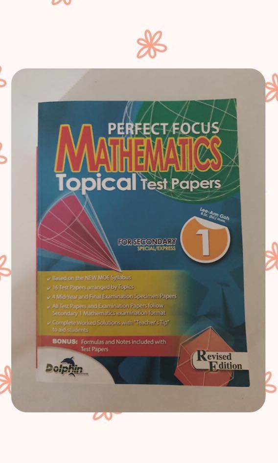 Secondary 1 Math topical test papers, Hobbies & Toys, Books & Magazines ...