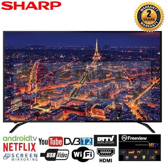 SHARP 60 inches UHD ANDROID TV 4T-C60AL1X, TV & Home Appliances, TV ...