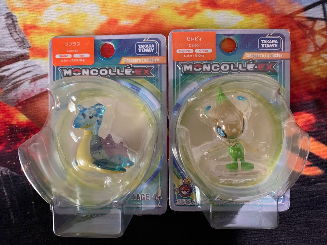 Special offer! Takara Tomy Moncolle Ex - Lapras, Celebi, Hobbies & Toys ...