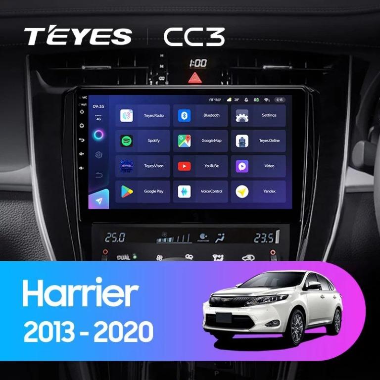 [Ready Stock] Teyes CC3 Dual Sim for Toyota Harrier UX60 2013-2020 10.2" QLED Android 10 ...