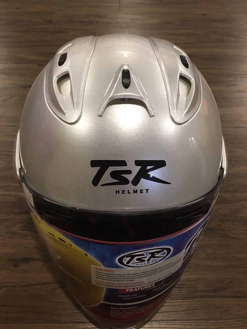 Tsr Helmet, Motorcycles, Motorcycle Apparel on Carousell