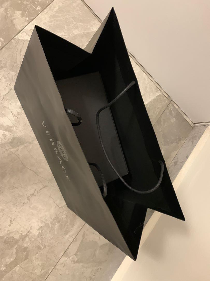 Versace box and paper bag, Luxury, Accessories on Carousell
