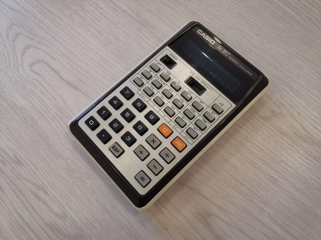 Vintage Casio Table Scientific Calculator FX-102 Classic Retro, Hobbies ...