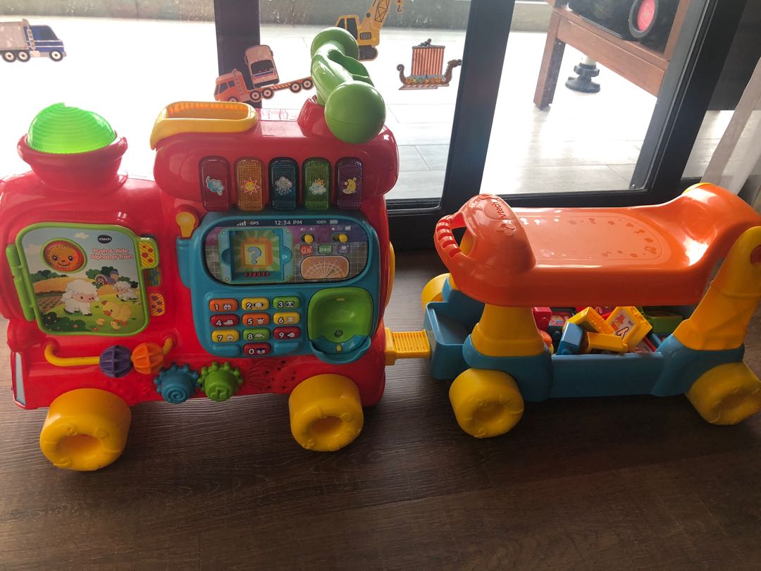 Vtech alphabet train walker, Babies & Kids, Infant Playtime on Carousell