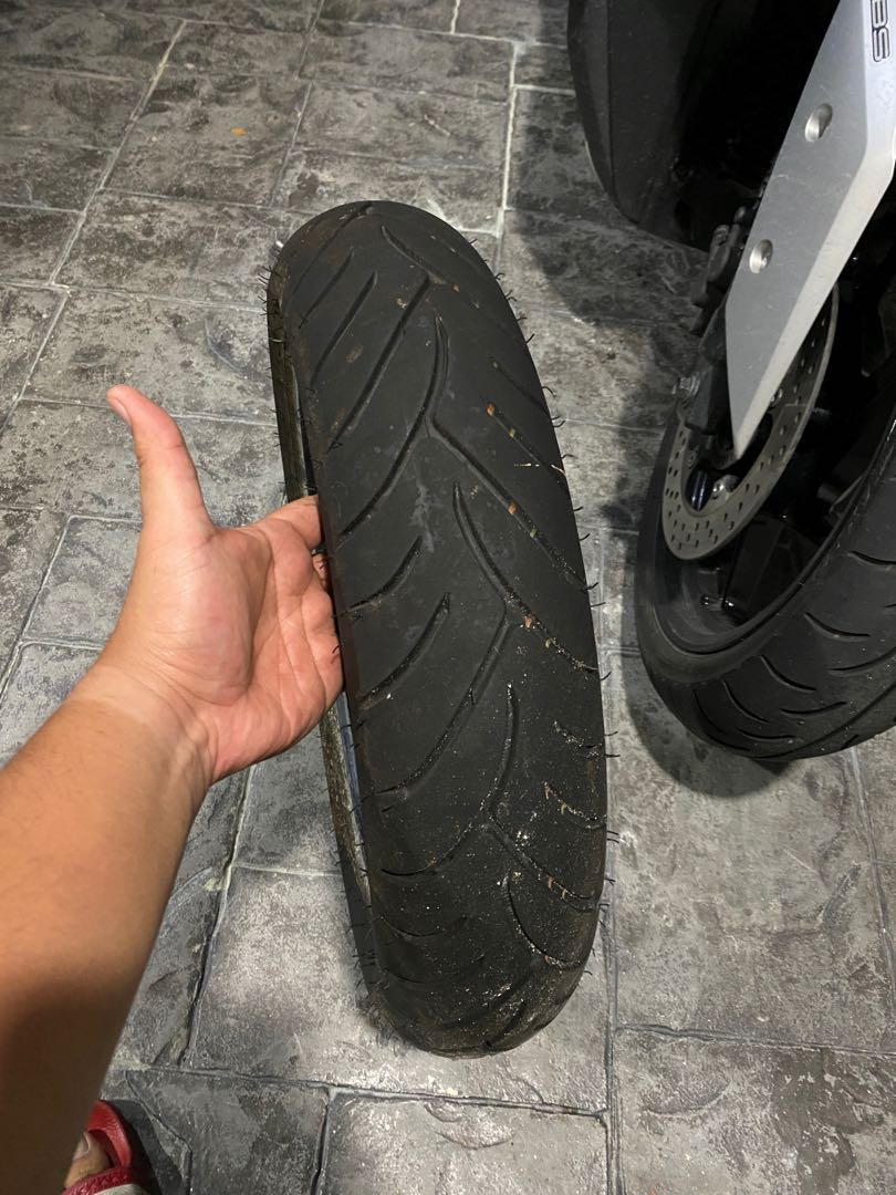 Yamaha Xmax Front Tyre, Auto Accessories on Carousell