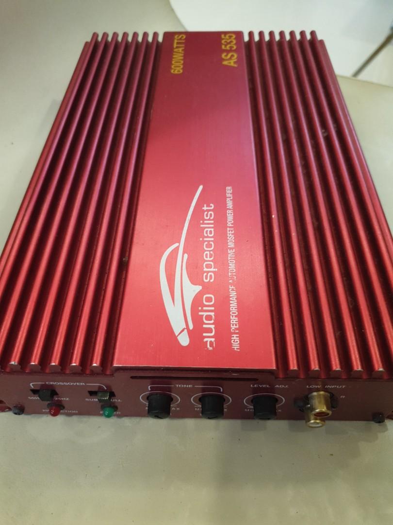 Audio Specialist High Performance Automotive Mosfet Power Amplifier, Car Accessories ...