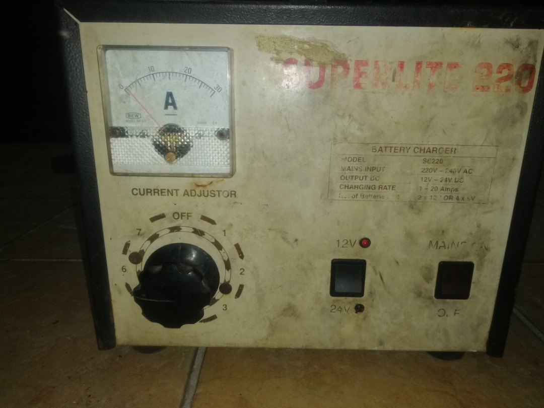 Battery charger superlite, Auto Accessories on Carousell