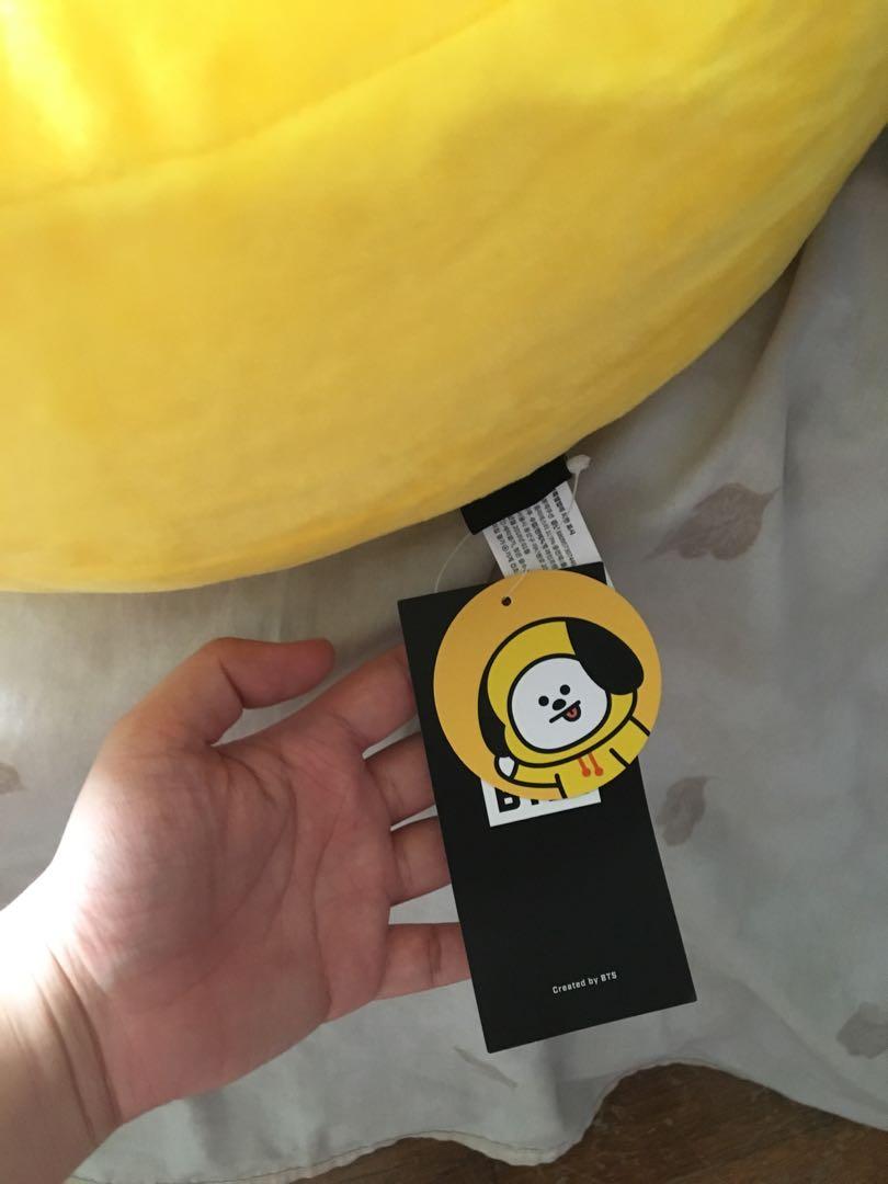 BT21 Giant Chimmy Face Cushion 65cm ( tags: bts plush plushie 65 cm ) ONHAND, Hobbies & Toys ...
