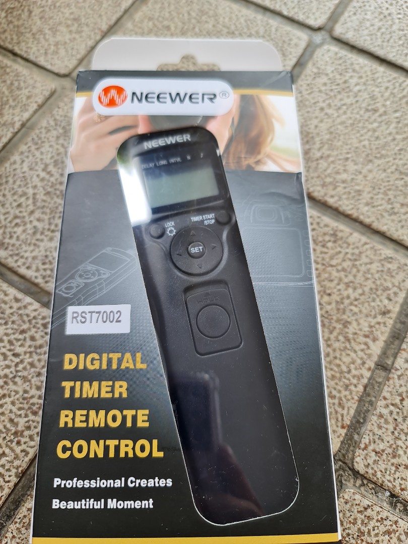 Camera Remote Control HA RST-7002 LCD Screen Time Lapse Intervalometer Shutter Release Digital ...
