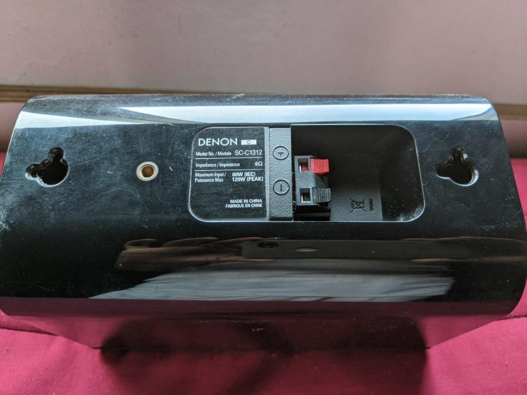 Denon sc1312 stereo satellite front centre and surround speakers ...