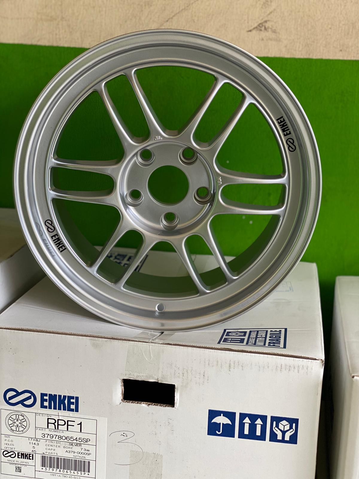 Enkei RPF1 17” Rims, 5x114.3, 17”x7.5”, 17"x8", Offset 48, 45, Car Accessories, Tyres & Rims on ...
