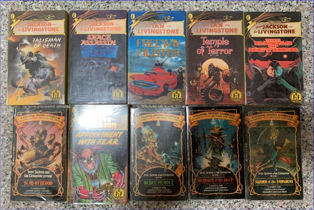 Fighting Fantasy Gamebooks 1 to 50, Hobbies & Toys, Books & Magazines ...