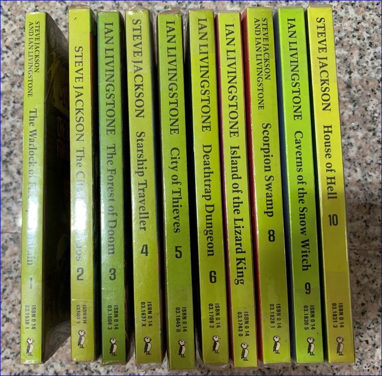 Fighting Fantasy Gamebooks 1 to 50, Hobbies & Toys, Books & Magazines ...