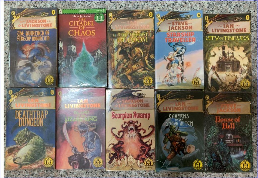 Fighting Fantasy Gamebooks 1 to 50, Hobbies & Toys, Books & Magazines ...