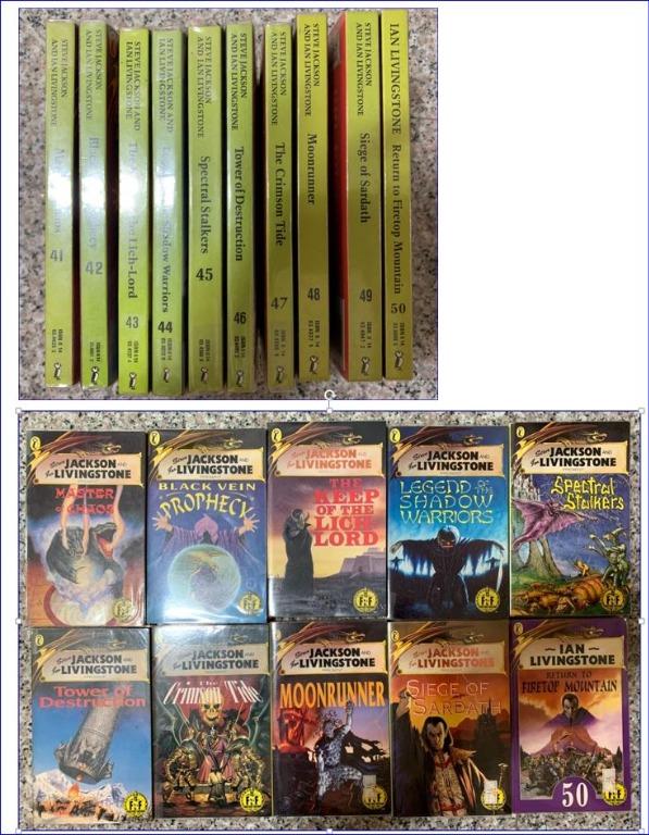 Fighting Fantasy Gamebooks 1 to 50, Hobbies & Toys, Books & Magazines ...