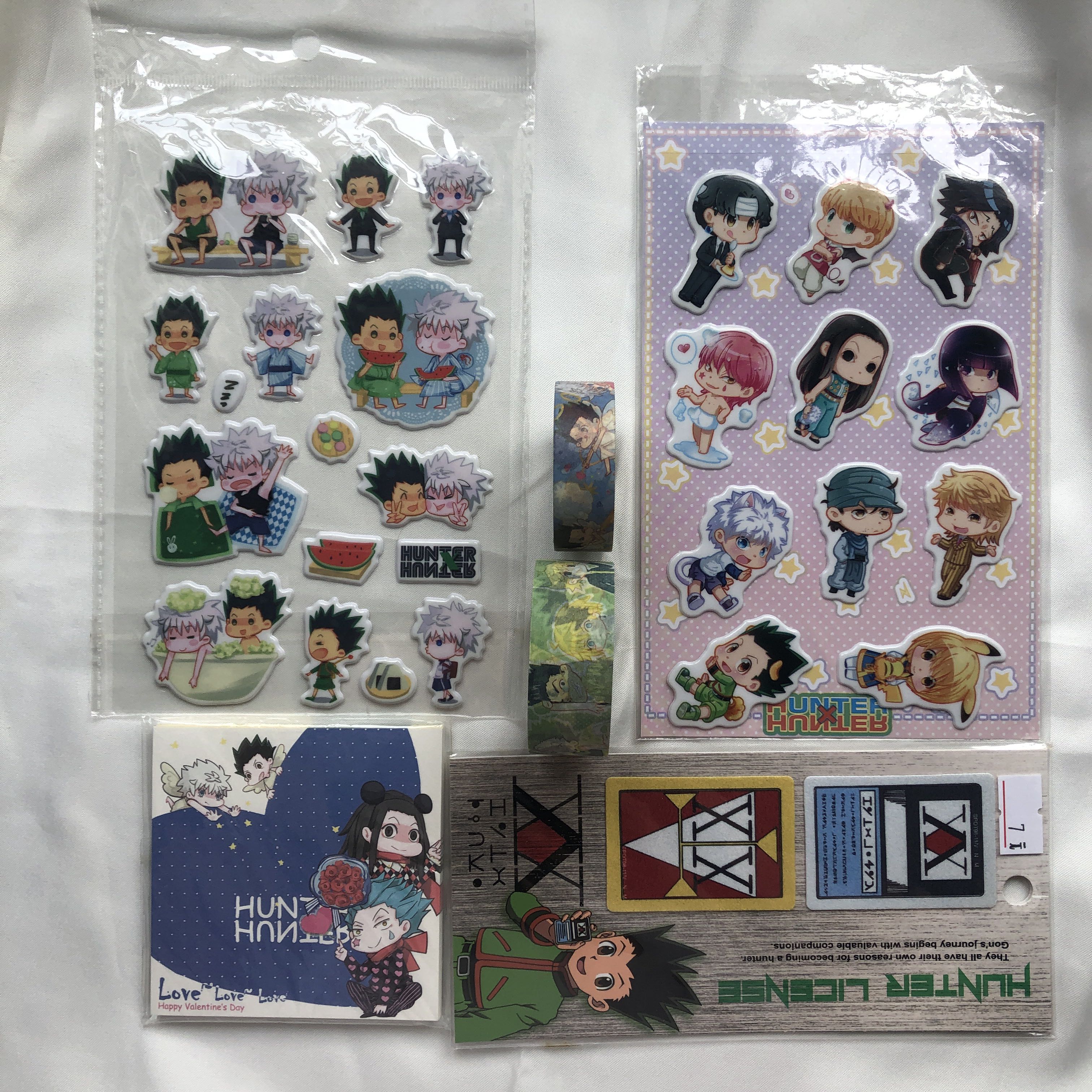 Hunter x Hunter Assorted Items, Free Items on Carousell