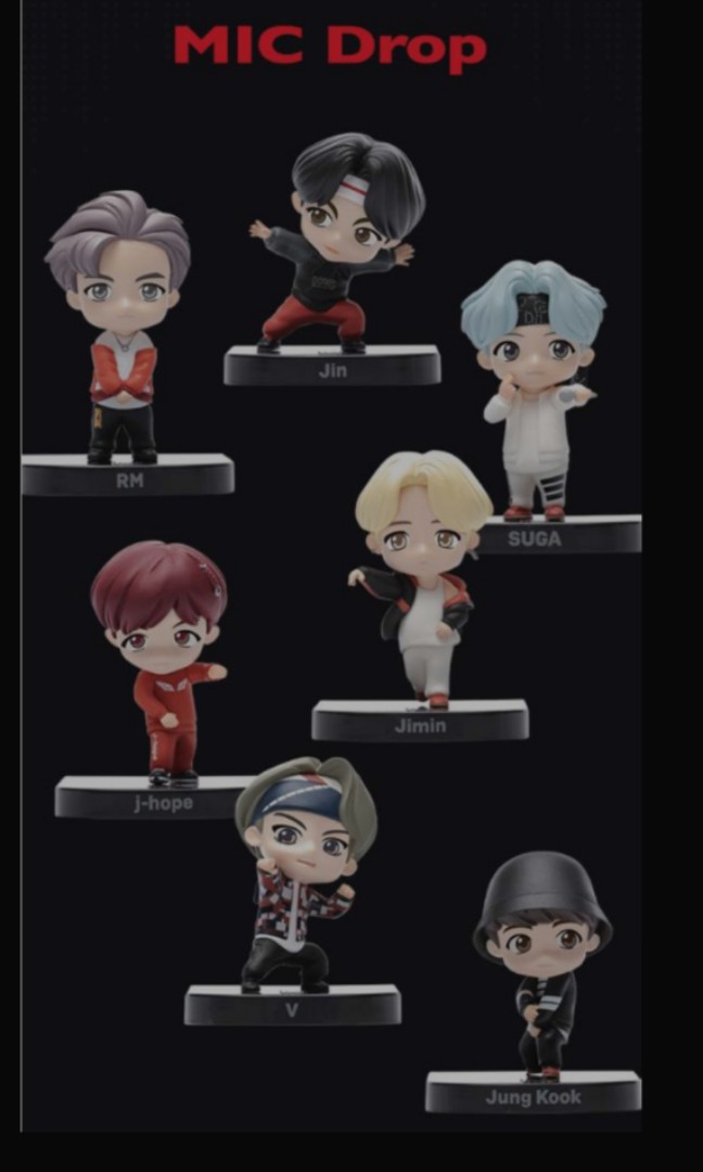 INSTOCK BTS tinytan tiny tan mic drop figurines/ figures, Hobbies & Toys, Memorabilia ...