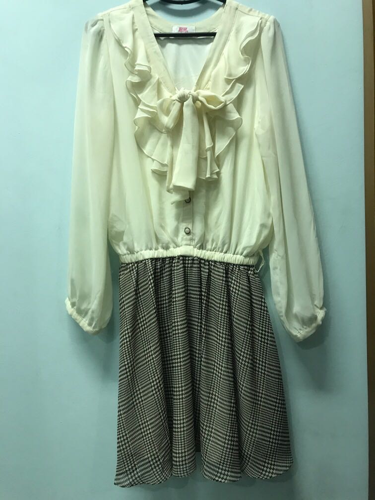 Japan ryu dress, Fesyen Wanita, Pakaian Wanita, Gaun & Rok di Carousell