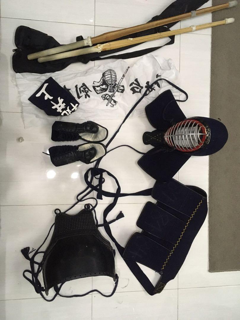 Japanese kendo full set + shinai, Women's Fashion, Activewear on Carousell