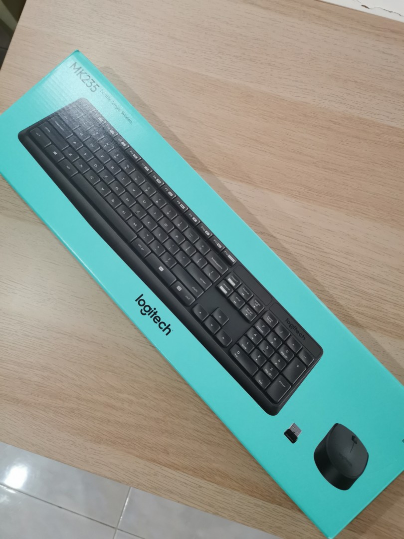 Logitech mouse and keyboard set, Computers & Tech, Parts & Accessories ...