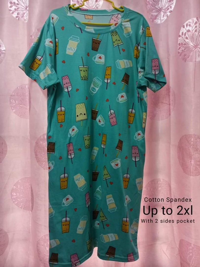 Milktea Pambahay duster, Women's Fashion, Dresses & Sets, Sets or ...
