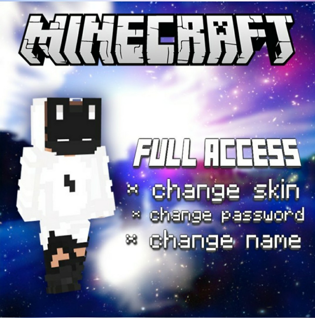 Minecraft Full Access Premium Account, Video Gaming, Gaming Accessories ...