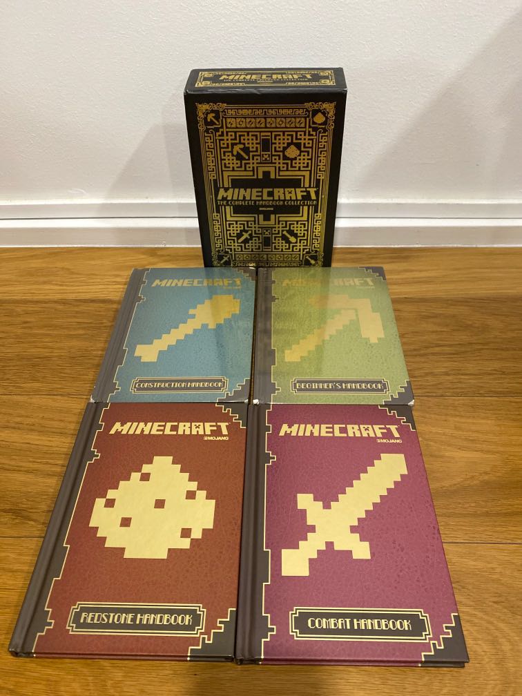 Mojang Minecraft redstone construction combat handbook set with box ...