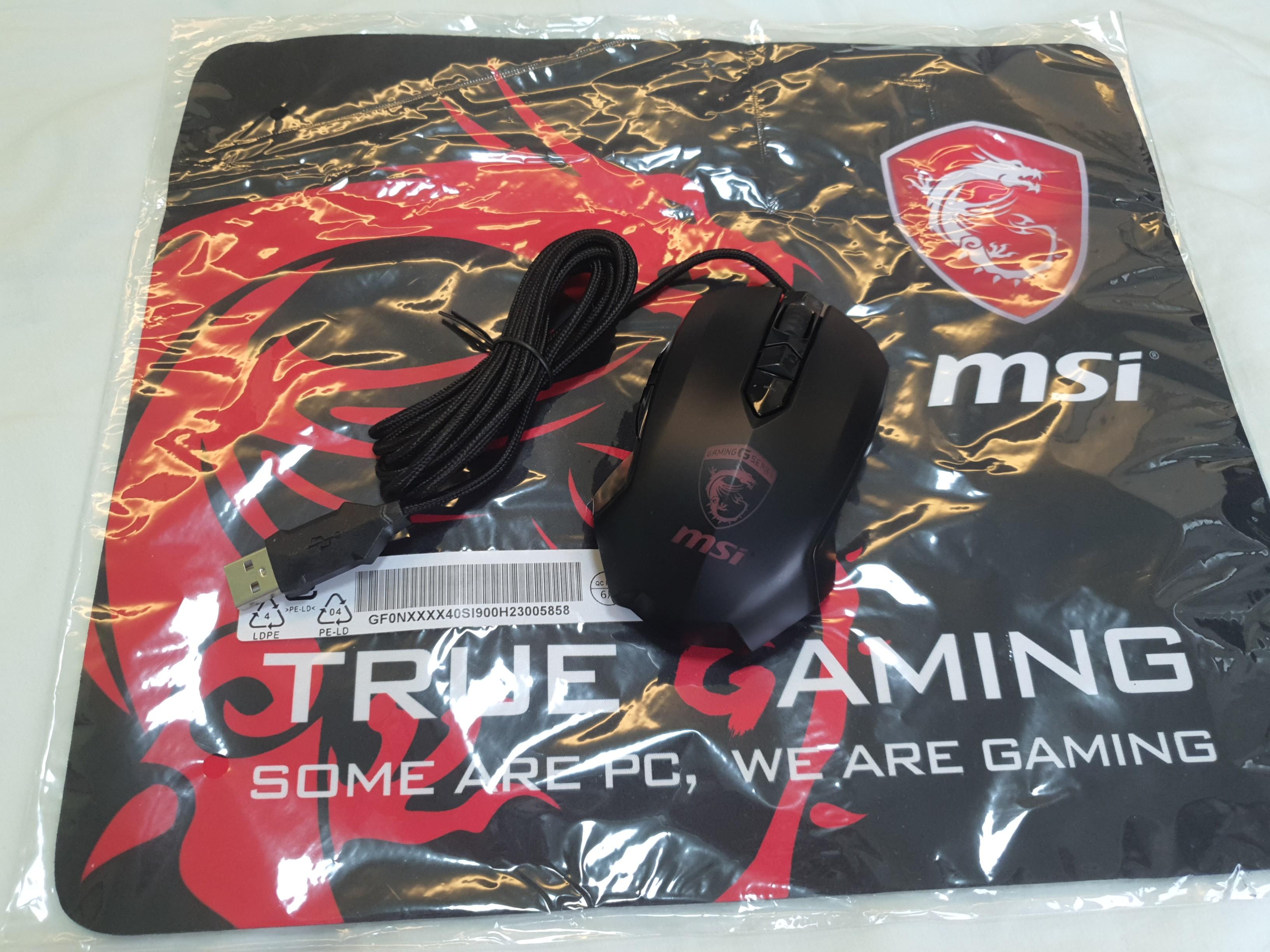 MSI Gaming Mouse and Pad, Computers & Tech, Parts & Accessories, Mouse ...