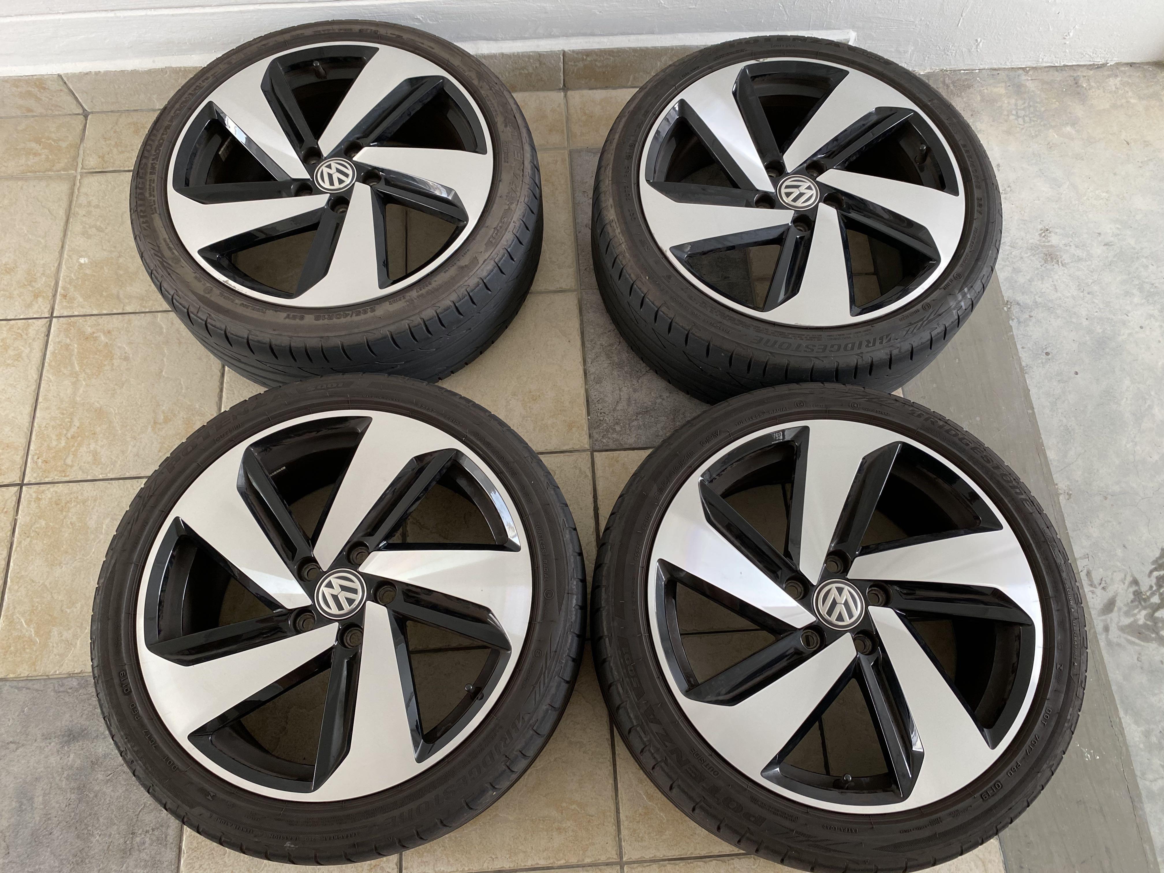 Original VW Golf GTI 18” Rims, Car Accessories, Tyres & Rims on Carousell