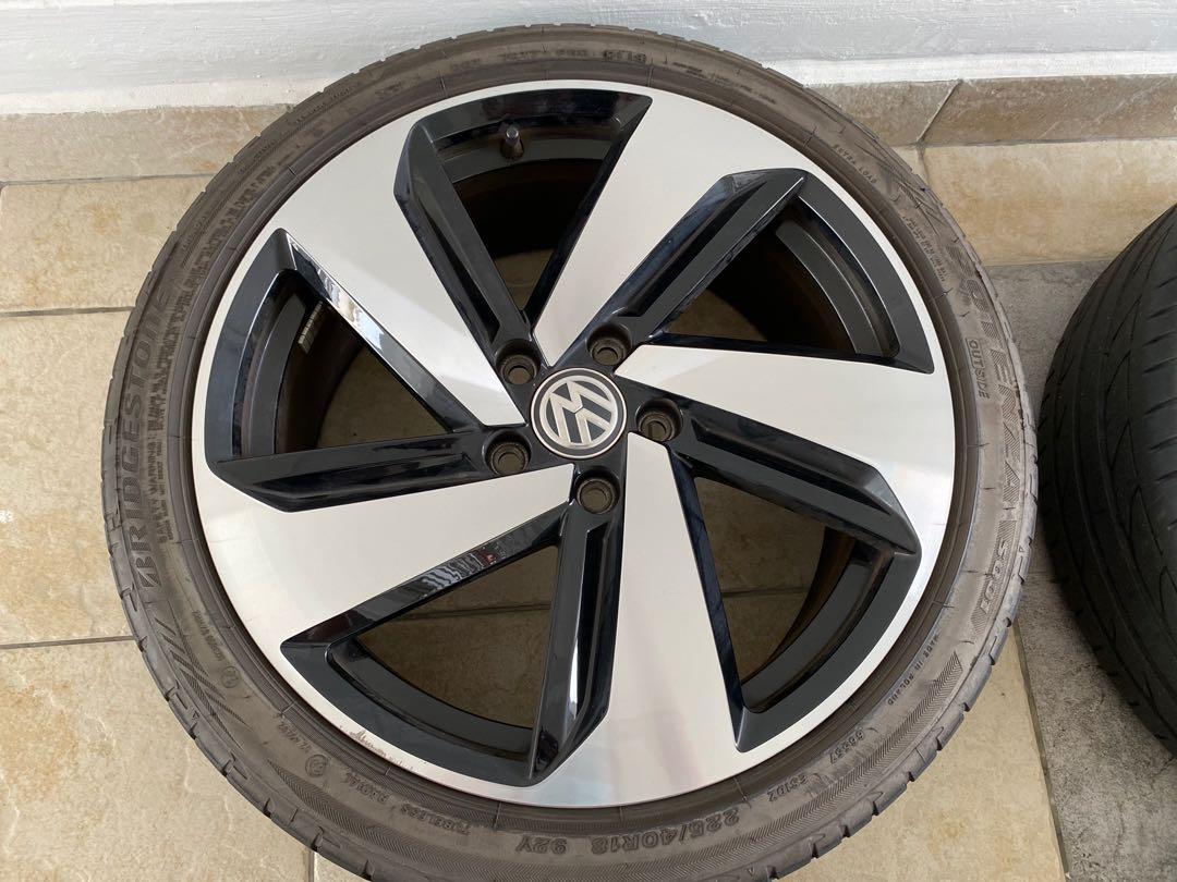 Original VW Golf GTI 18” Rims, Car Accessories, Tyres & Rims on Carousell