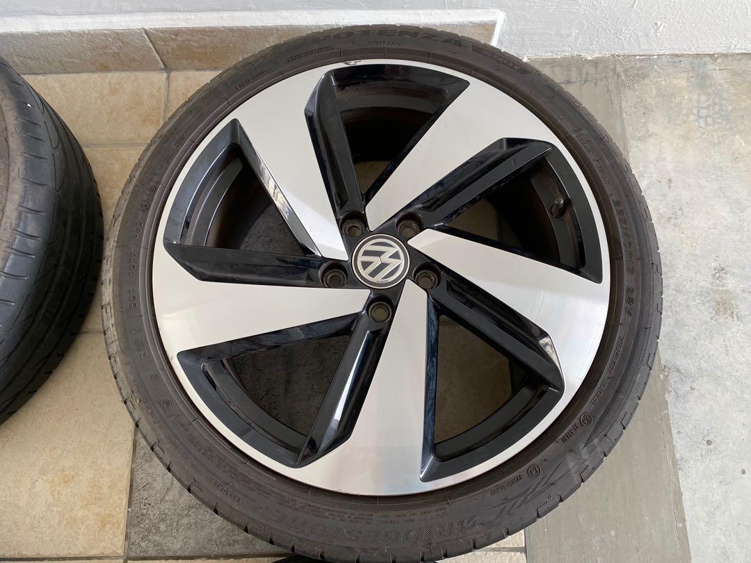 Original VW Golf GTI 18” Rims, Car Accessories, Tyres & Rims on Carousell