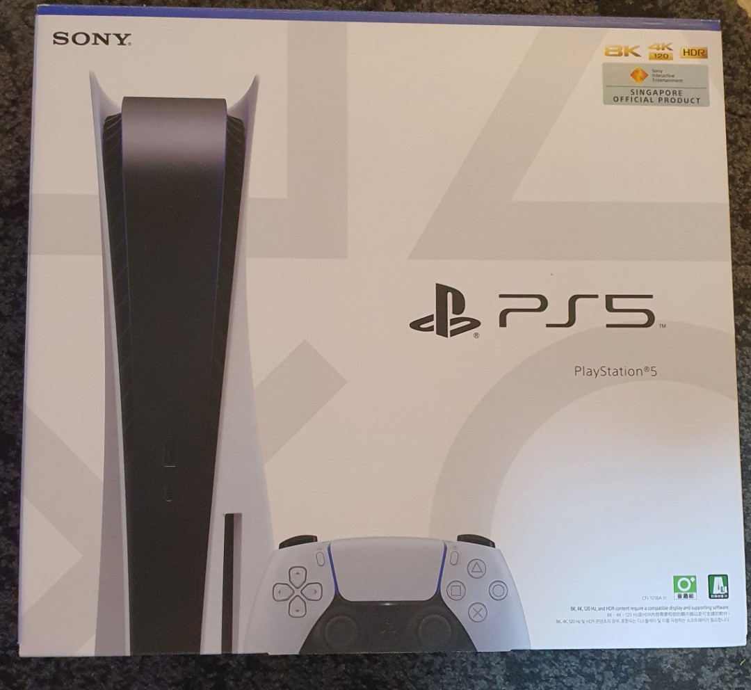 Playstation 5 (PS5) ** BOX ONLY**, Toys & Games, Video Gaming, Consoles ...