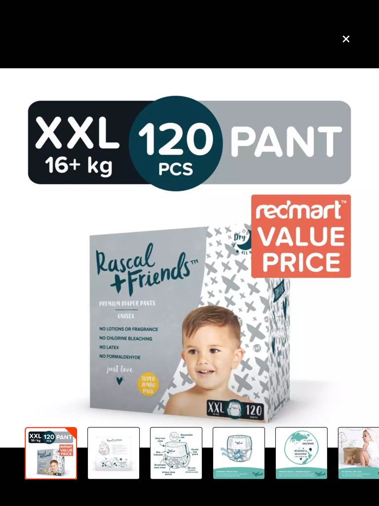 Rascal and friends RF diaper XXL, Babies & Kids, Bathing & Changing ...
