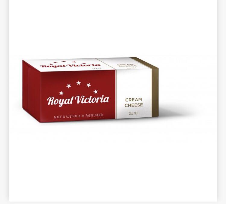 Royal Victoria Cream Cheese 2kg, Food & Drinks, Baked Goods on Carousell