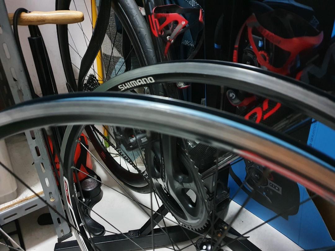 Shimano WH-R501 Road alu wheelset clincher 700c, Sports Equipment ...