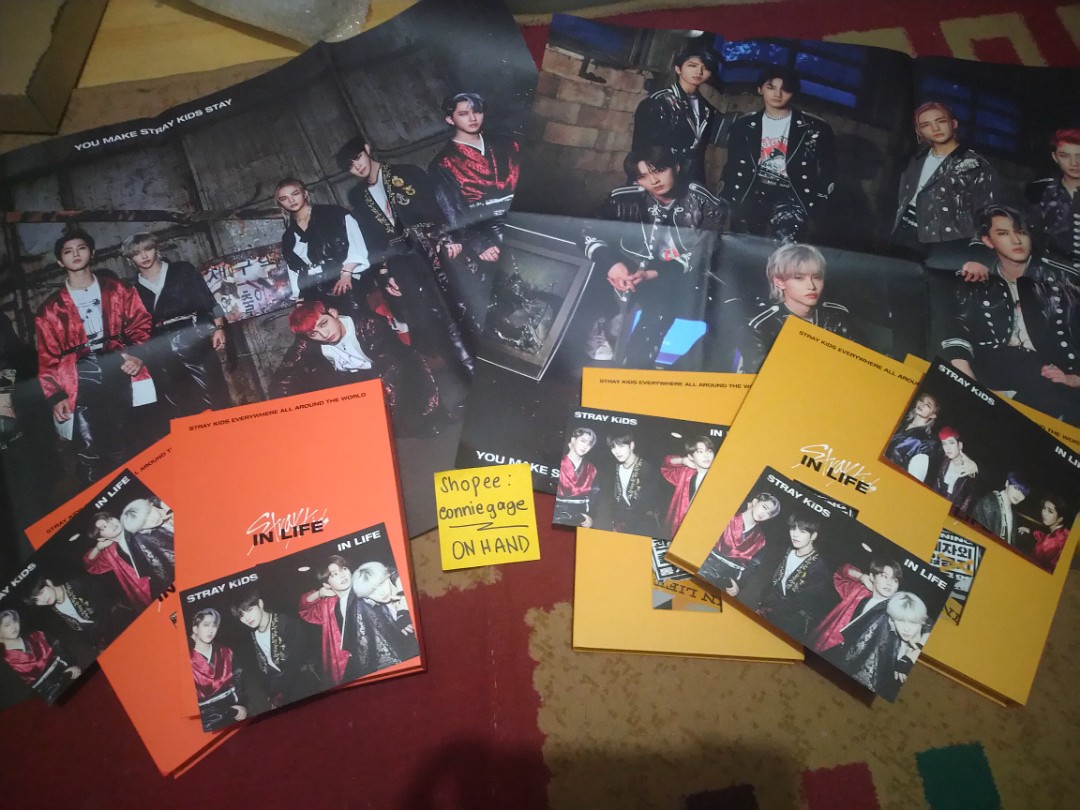 SKZ / Stray Kids IN Life Albums, Photocards, Postcards, First Press ...