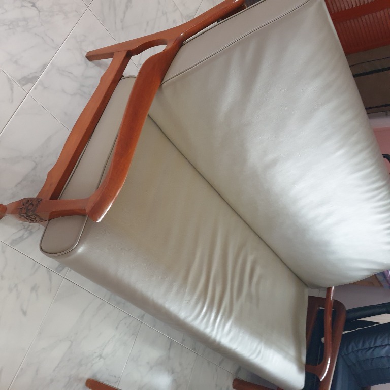 Sofa and table (craft dragon table top), Furniture & Home Living ...