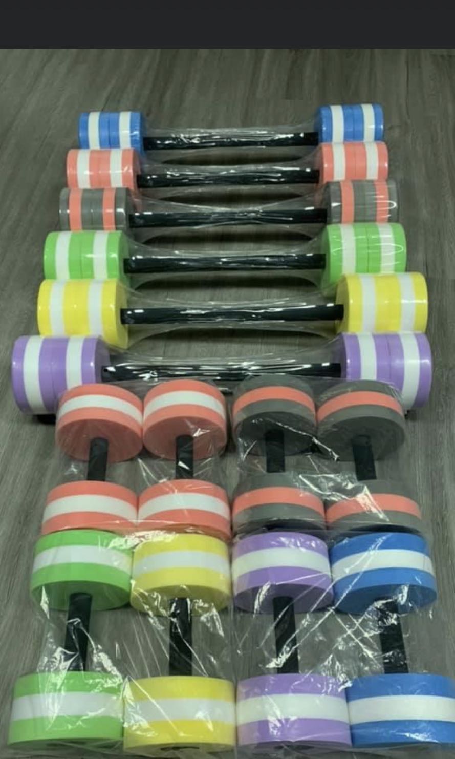 Swimming EVA Floating Dumbbell, Sports Equipment, Exercise & Fitness ...