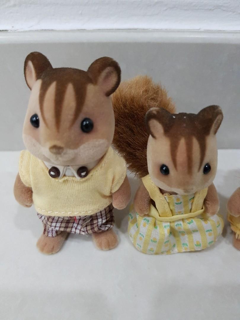 Sylvanian Families Squirrels Family Figurines, Hobbies & Toys, Toys ...